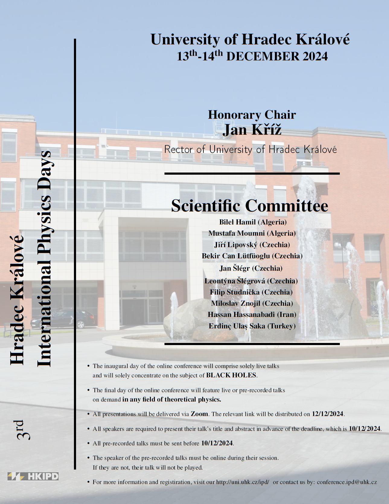 Hradec Králové International Physics Days 2024
